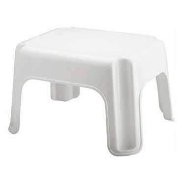 Rubbermaid Plastic Step Stool, In-Mold Tread, 1-Step, Gray - Walmart.com
