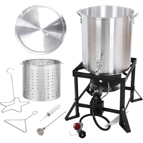 LoCo Cookers Propane Cart Boiler, 90 Quart - Walmart.com