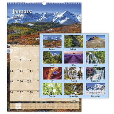 AT-A-GLANCE 2025 Monthly Wall Calendar Medium 15 x 12 - Monthly Wall ...