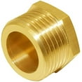 3/4" GHT Male Brass Pipe Plug Outer Hex Head Garden Hose Plug Pipe ...