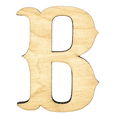 Krafty Supply 4" Tall Birch Plywood Letter B |1/4" Thick | Western ...
