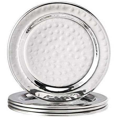 Elegance-72688-Hammered 4-Inch Round Coasters (Set of 4) - Walmart.ca