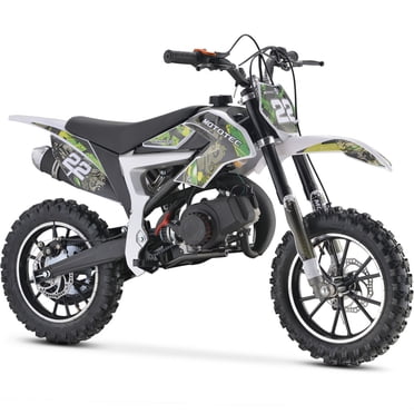 MotoTec X2 110cc 4-Stroke Gas Dirt Bike, Green - Walmart.com