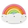 Spark Create Imagine 6-Piece Stacking Rainbow Cloud Toy, for Age Group ...