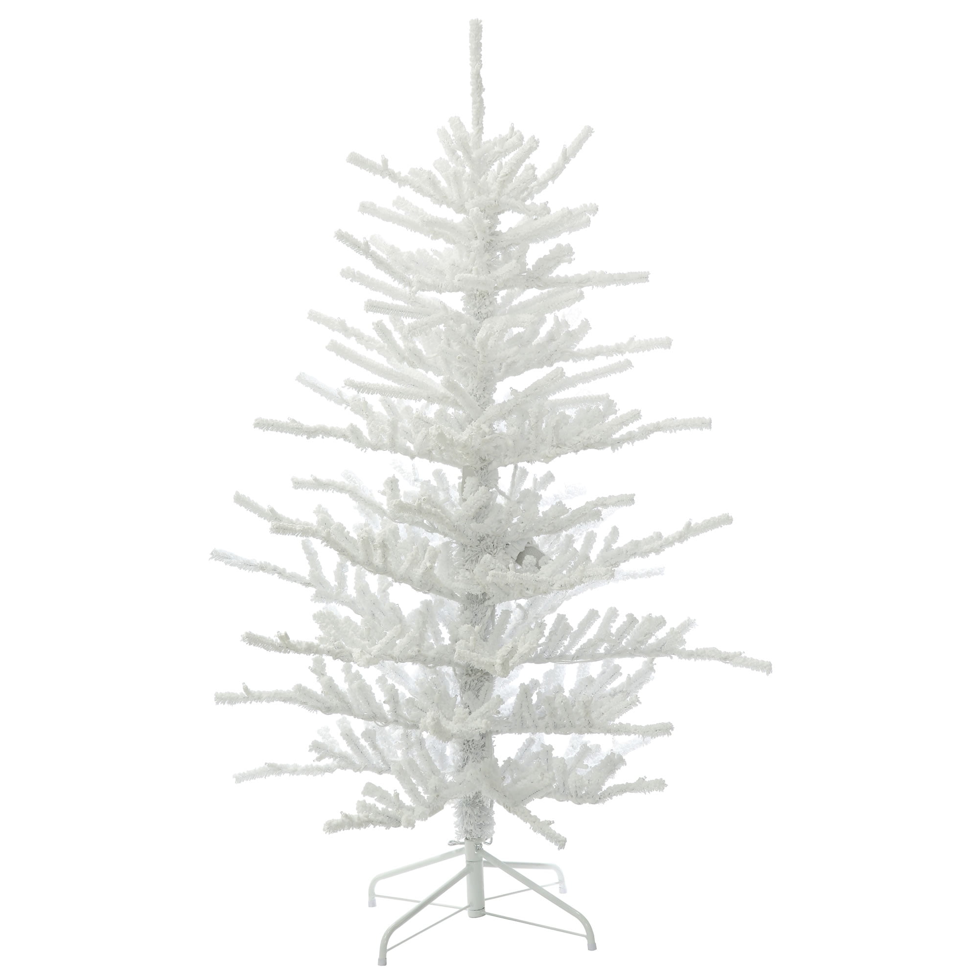 Vickerman 5.5' Flocked Twig Artificial Christmas Tree, Unlit - Walmart.com