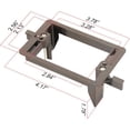 JUJHGRF-Single Gang Low Voltage Mounting Bracket 5 Pack 1 Gang Wall ...
