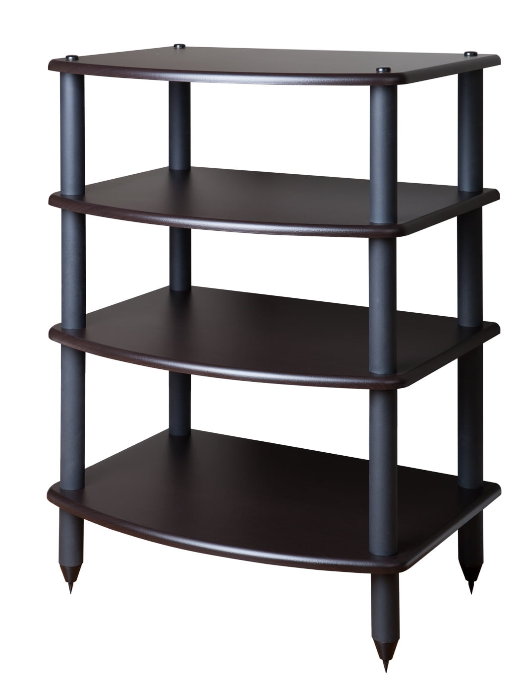 Pangea Audio Vulcan Media Stand Four Shelf Audio Rack for Video ...