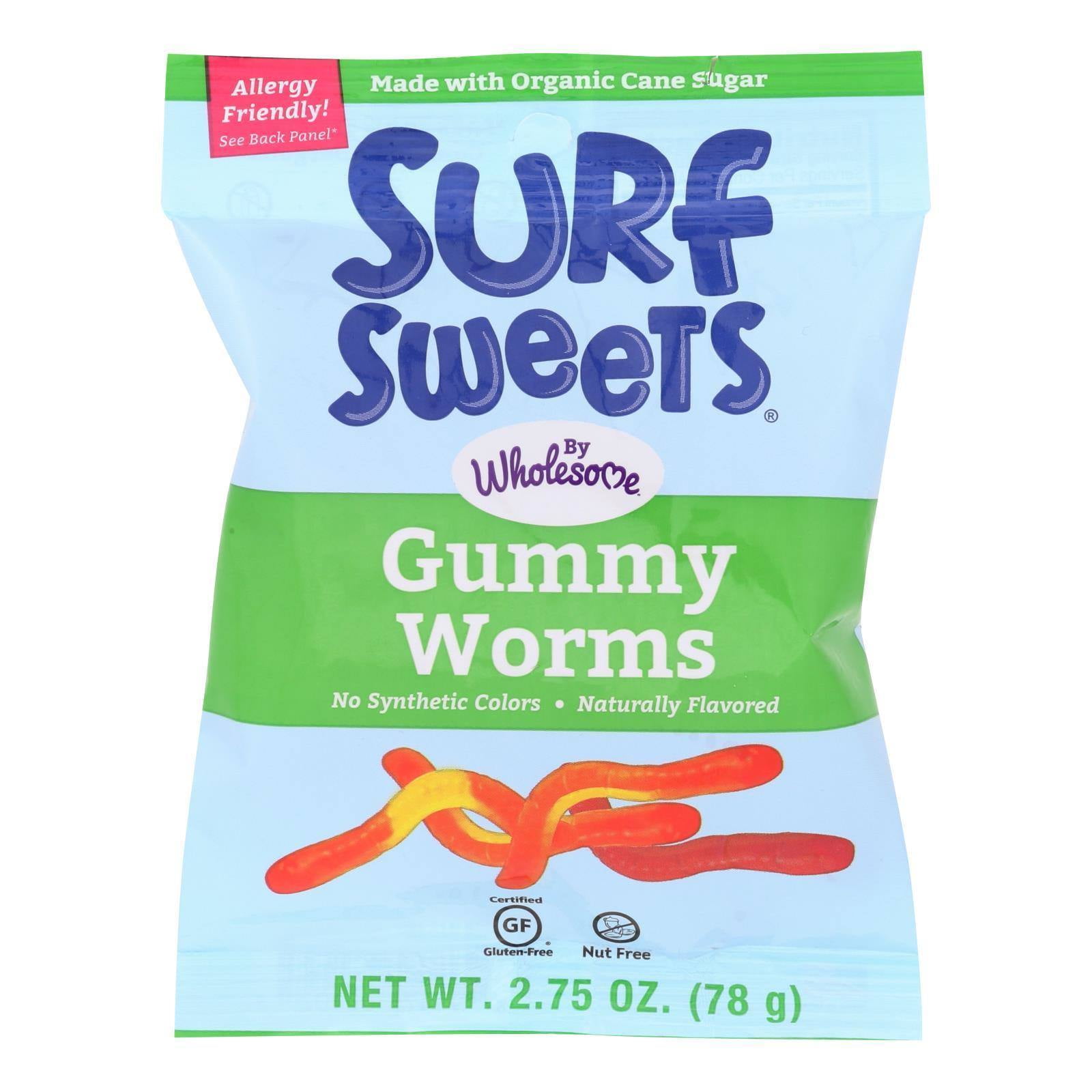 Surf Sweets Gummy Worms - Case of 12 - 2.75 oz. - Walmart.com
