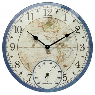Infinity Instruments Cosmo Gold Round Modern 24-inch Analog Wall Clock ...