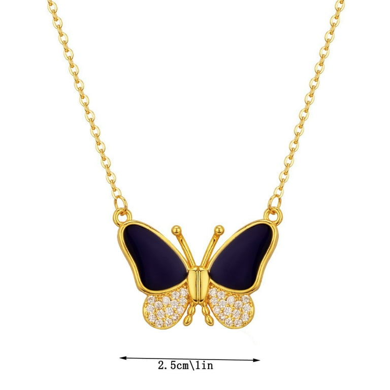 Magnetic butterfly necklace store