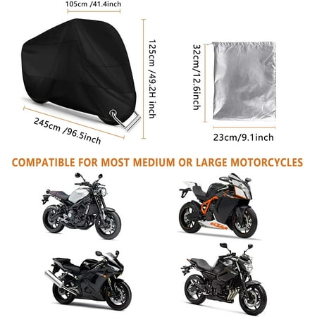 Protective Cover for Motorcycle - Waterproof Breathable Motorcycle ...