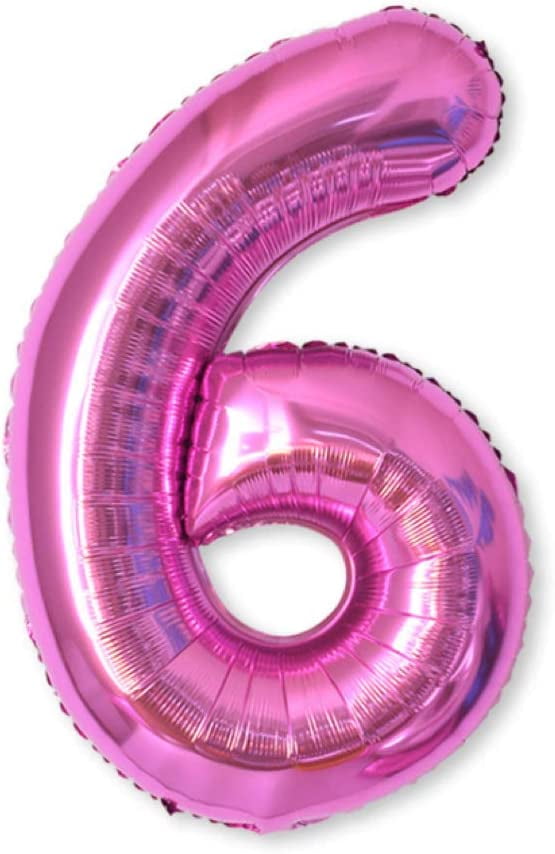 40in Pink Foil Number Balloon - Perfect for Celebrations - Walmart.com