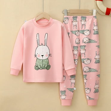 Toddler Boy Outfit Kids Cartoon Prints Long Sleeve Soft Pajamas Tops Pants Sleepwear Sets Baby ...