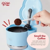 Rise By Dash Drip Coffee Maker with Reusable Mesh Filter Basket and ...