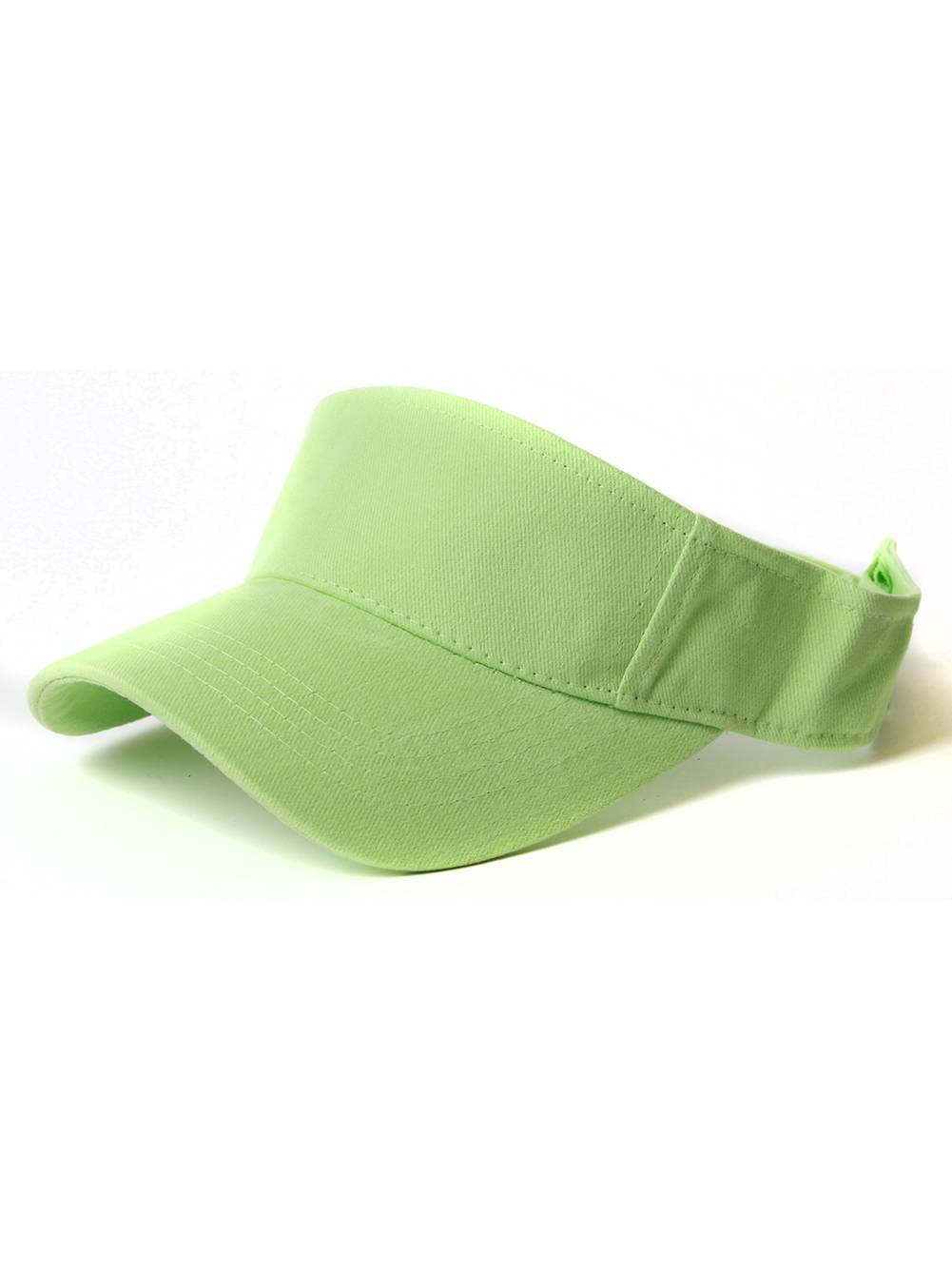 Plain Single Sports Visor- Lime Green - Walmart.com