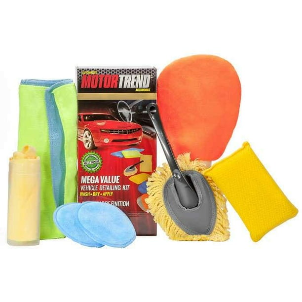 Motor Trend 8 Piece Vehicle Detailing Kit - Walmart.ca