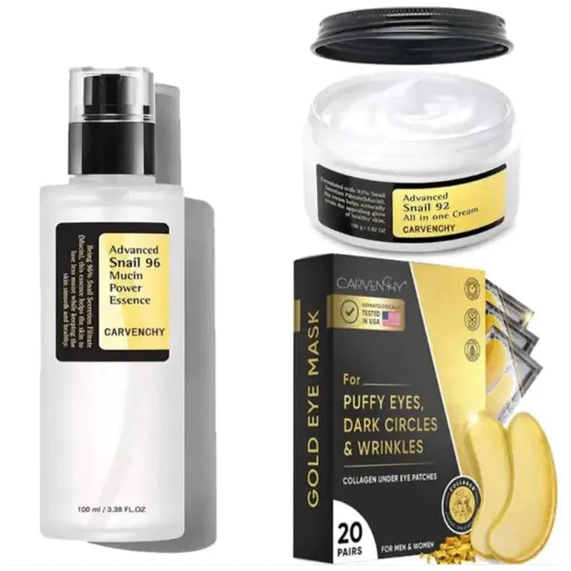 Click here for Carvenchy Snail Secretion Filtrate Facial Skincare... prices