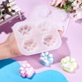 DIY Cat Paw Prints Fondant Molds Resin Casting Molds for UV Resin Epoxy ...