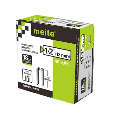 meite T50 Stainless Steel Staples Marine, 1/4 Inch Heavy Duty Staples ...