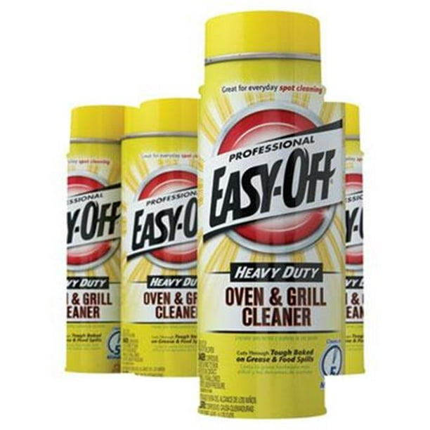 Easy Off Professional Oven & Grill Cleaner Can, Yellow, 1.5 lb, 24 Oz ...