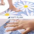 Astarin Bathroom Rugs, Extra Soft Cute Daisy Bath Mats, Absorbent Non ...