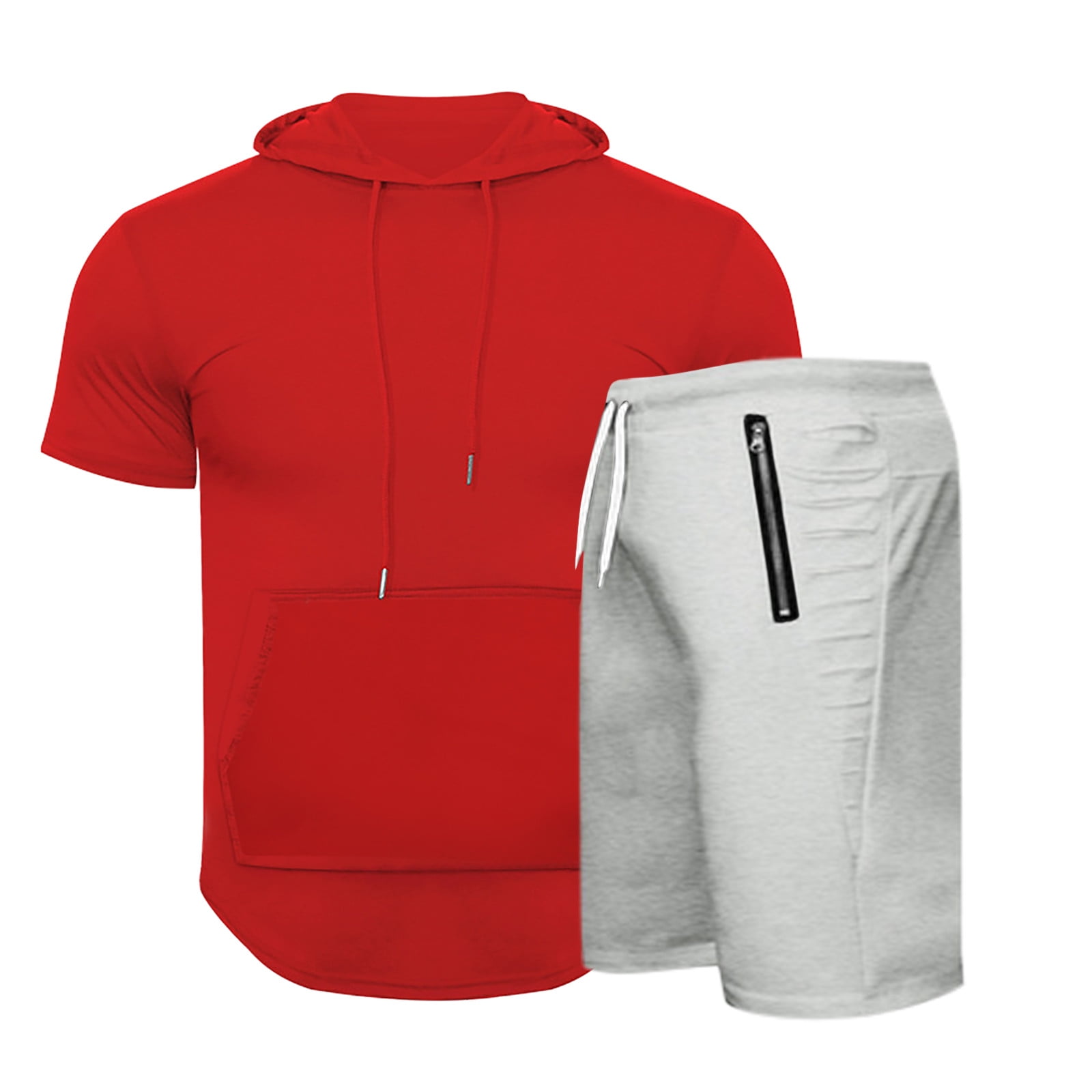 pxiakgy suits for men sporty sleeve shorts slit set textured summer ... pxiakgy suits for men sporty sleeve shorts slit set textured summer ...