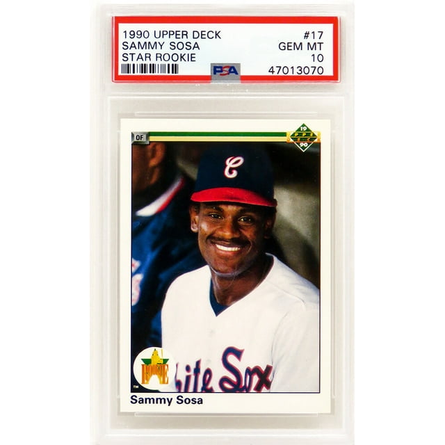 Sammy Sosa (Chicago White Sox) 1990 Upper Deck Baseball #17 RC Rookie ...