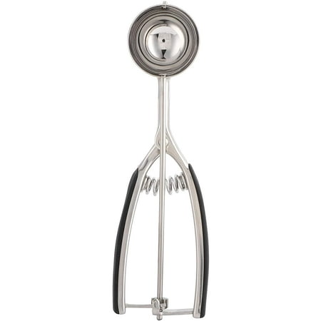 Stainless Steel Ice Cream Fruit Scoop, Easy Squeeze and Clean Release ...