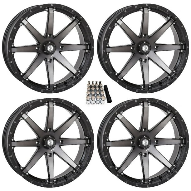STI HD10 UTV Wheels/Rims Smoke 20" Polaris RZR 1000 XP / Ranger XP 900/ ...