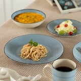 32 PC Spin Wash Dinnerware Dish Set for 8 Person | Mugs, Salad and ...