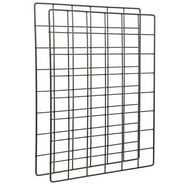 SSWBasics 14 x 14 Inch Mini White Wire Grid Panel - Metal Grid Wall ...