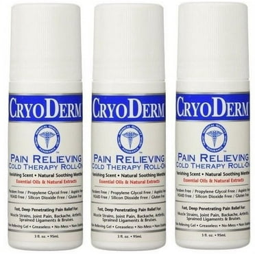 CryoDerm Cold Therapy 3 oz Roll-On 2-Pack - Walmart.com