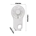 BSJJY White Mountaineering Buckle Fan, Handheld Mini, Pocket, Portable ...