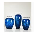 DQQ153 Peacock Blue Glass Vase Decoration Modern Light Luxury Living ...