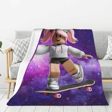Kids Roblox Blanket Game Roblox Throw Blankets Super Soft Lightweight ...