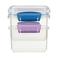 Sistema Klip It Food Storage Container, 1.6 Cups, Plastic, 2-Pack ...