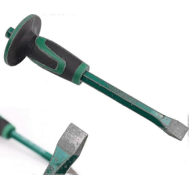 Heavy Duty 12-inch Mason Chisel with Hand Guard for Rock, Concrete ...