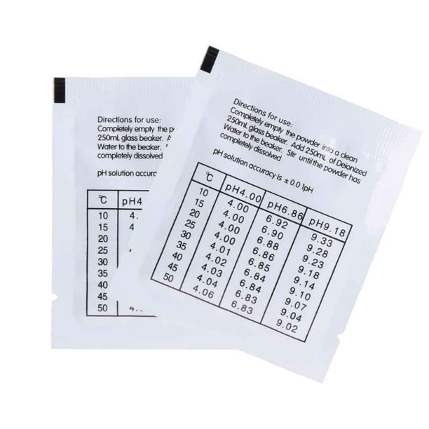 20pcs Set Ph Test Meter Measure Calibration Solution Ph Meter Ph Test Meter Buffer Powder 4 01 6