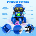 Lvelia Robot Toy for Kids, Electronic Walking Dancing Robot with Lights ...