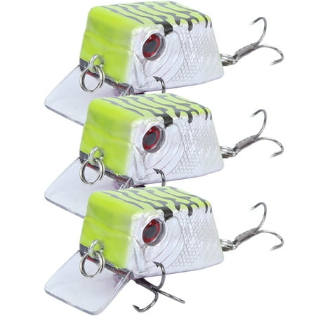Mini Bait,3pcs Cube Mini Bait Bait Bionic Fish Bait Class Leading ...