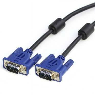 CableVantage New 10ft 15 PIN Blue VGA 100ft VGA Monitor M/M Male To ...