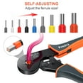 Ferrule Crimping Tool Kit, Preciva 16-4 Square Crimping Tools, Ratchet ...