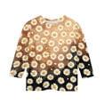 Abcomgle Girls Tshirts 7-8 Years Old Crewneck Daisy Flower Print ...