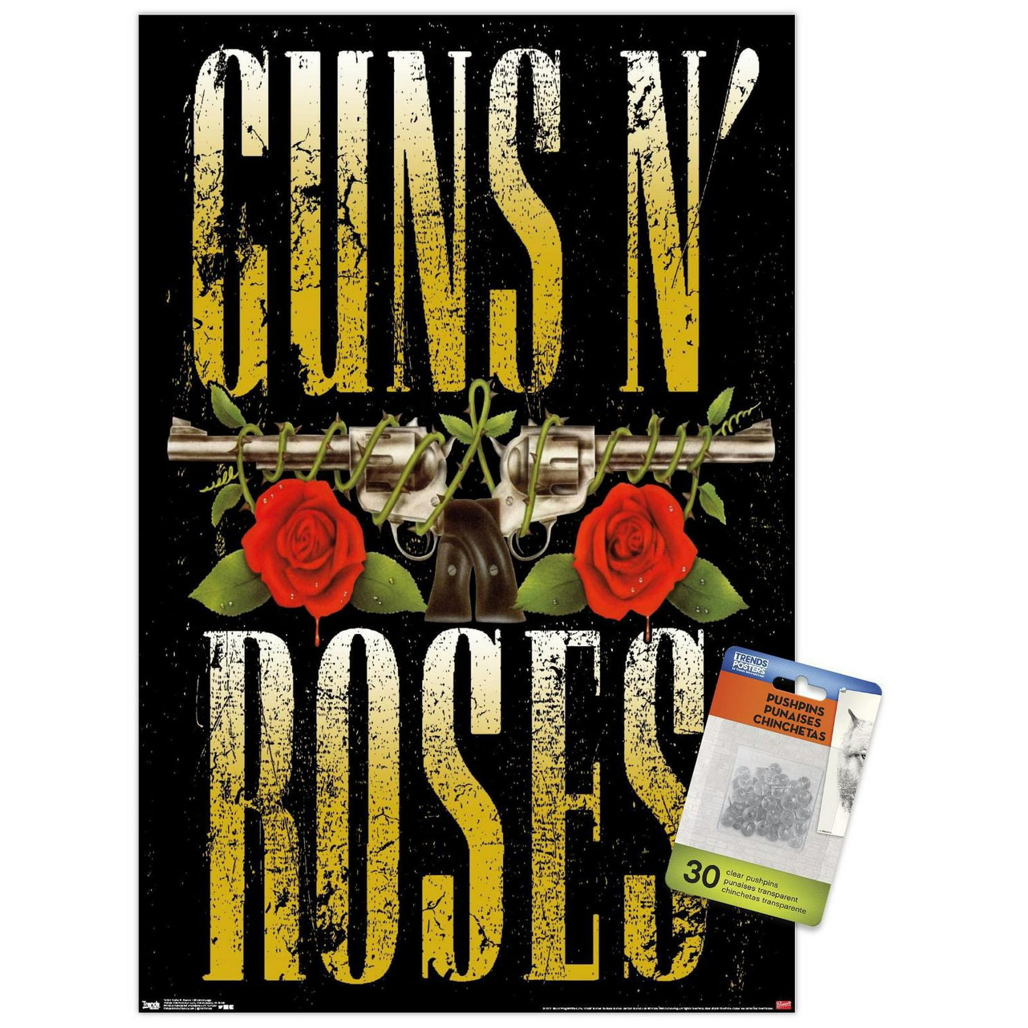 Click here for Trends International Guns N Roses - Stacked Logo W... prices