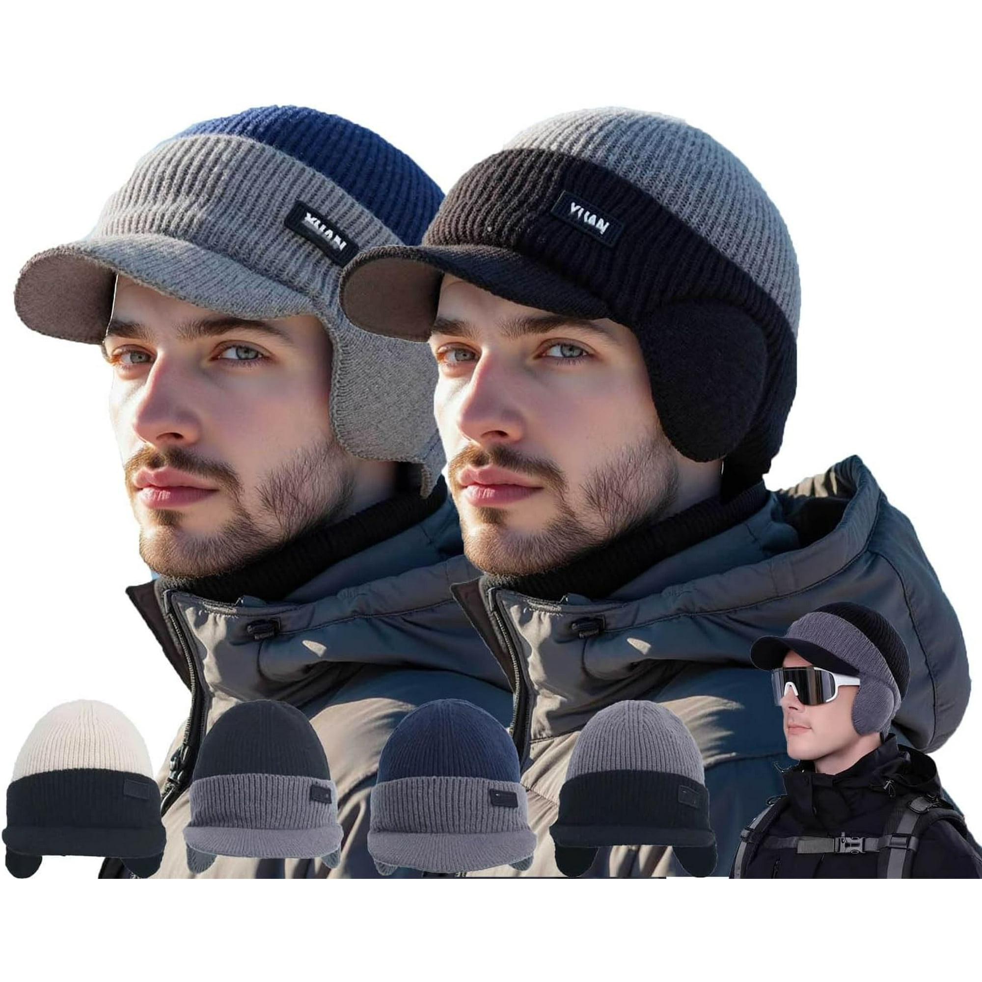 Click here for Henanhuirui Yuan Windproof Thermal Cap With Visor... prices