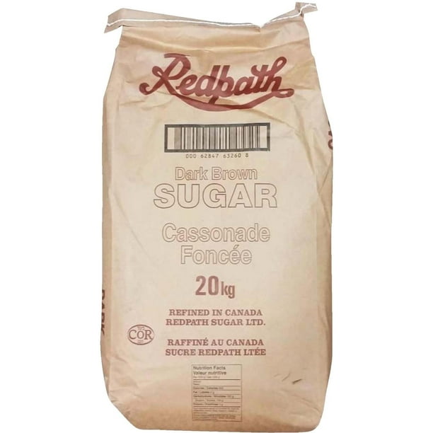 RedPath Sugar Dark Brown, 20 Kg - Walmart.ca