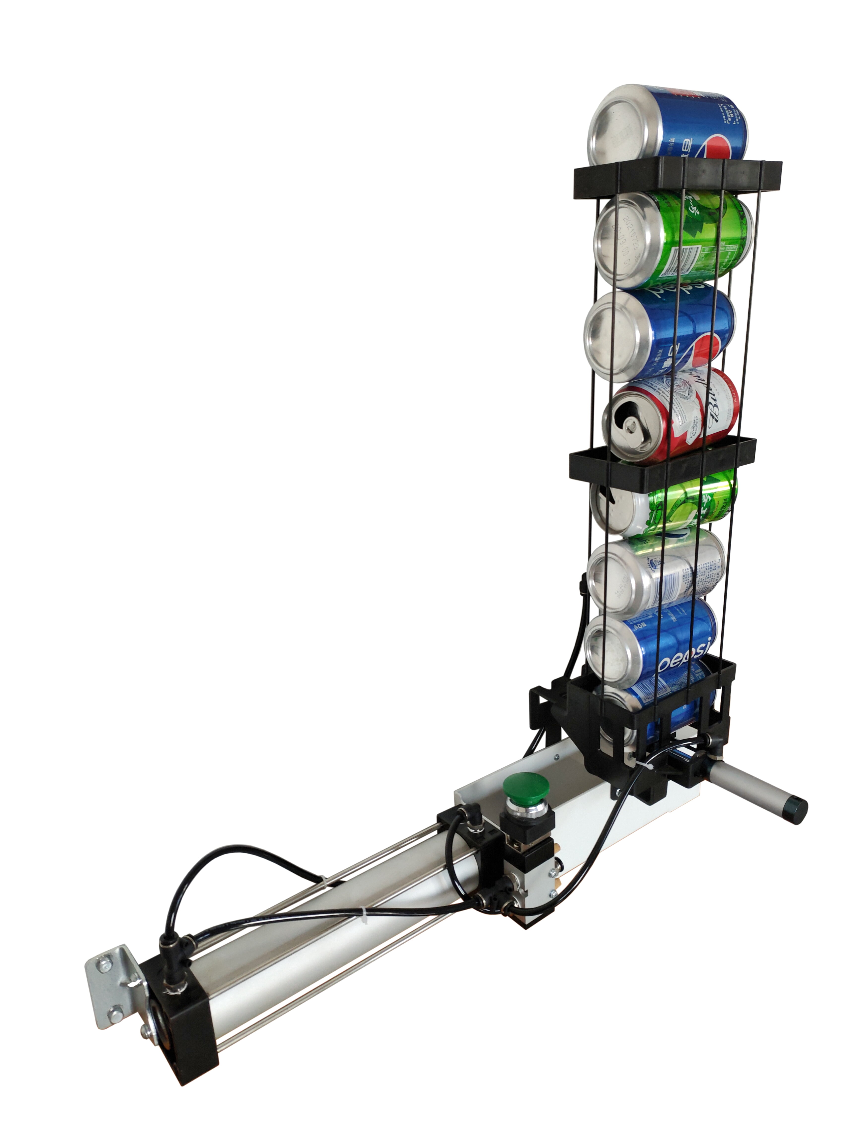 LHFACC Auto Can Crusher Wall Mounted Aluminum 12oz/ 16oz Can Crusher ...