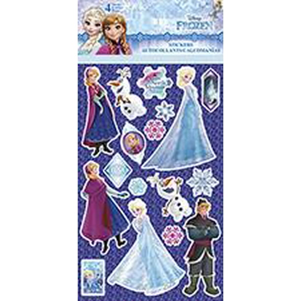 Disney Frozen - Elsa Standard Sticker - 4 sheet - Walmart.com