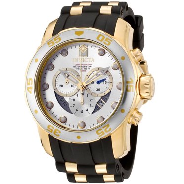 Invicta Men's S1 Rally Automatic Gold Dial Blue Polyurethane Watch ...