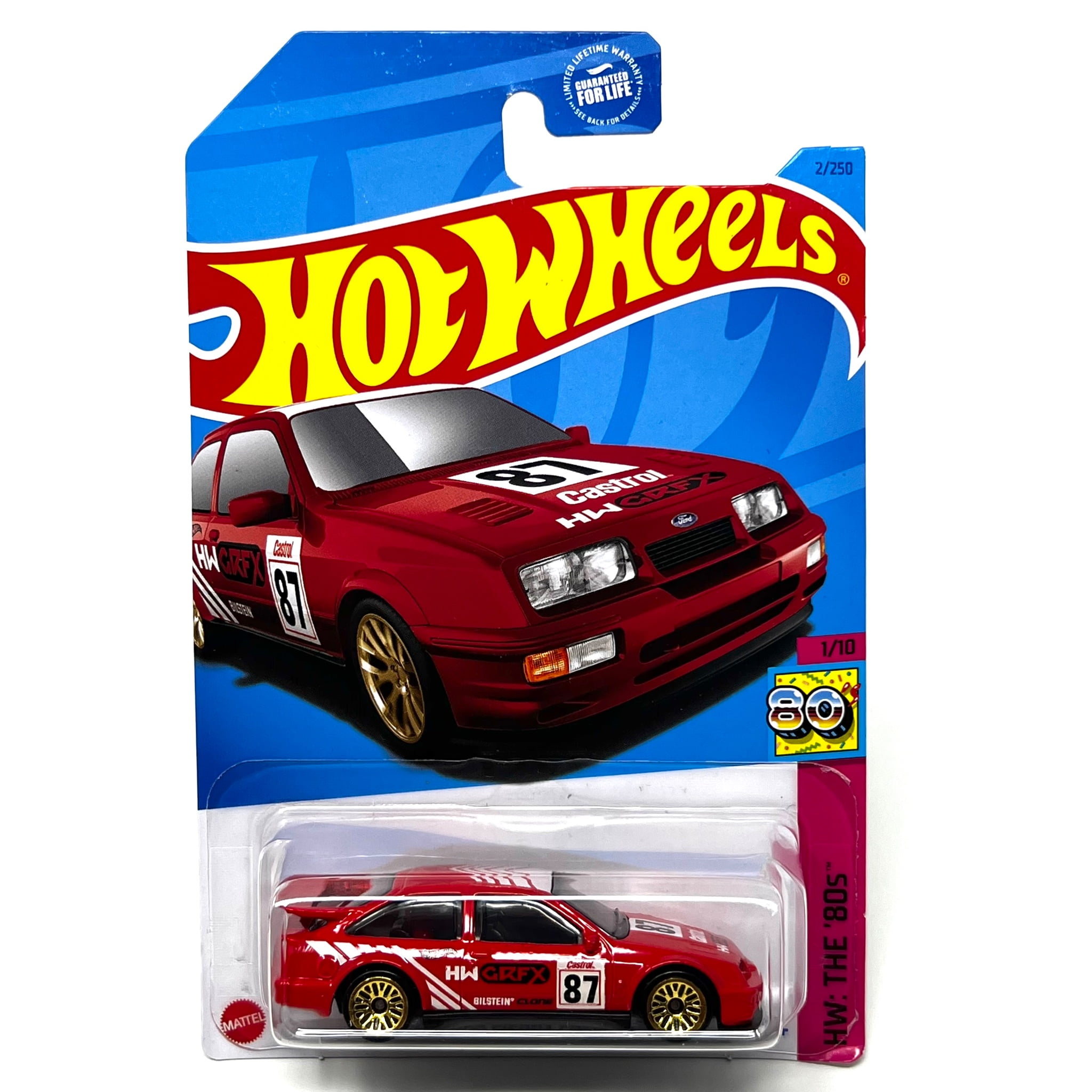 Hot Wheels HW the 80s 87 Ford Sierra Cosworth Red - Walmart.com